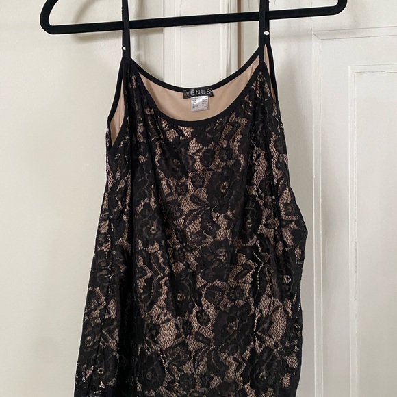 VENUS | Tops | Venus Black Lace Camisole Top | Poshmark
